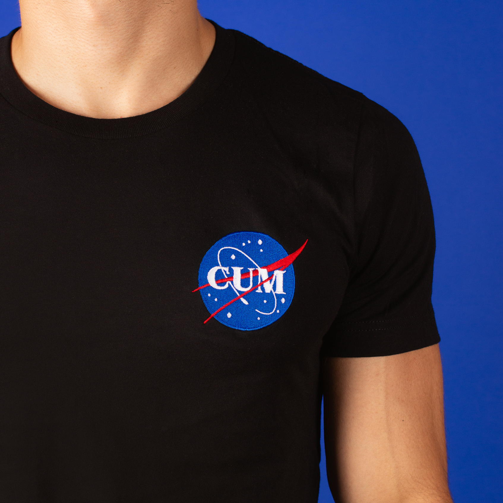 Nasa Cum Embroidered T-Shirt – Pander Apparel